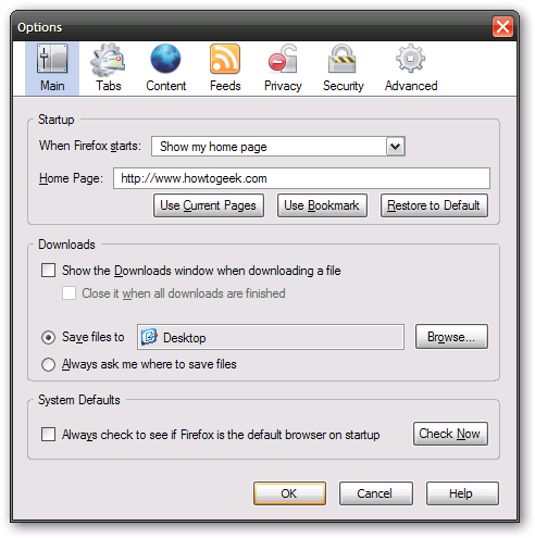 Quick Tip: Change Firefox Download File Location